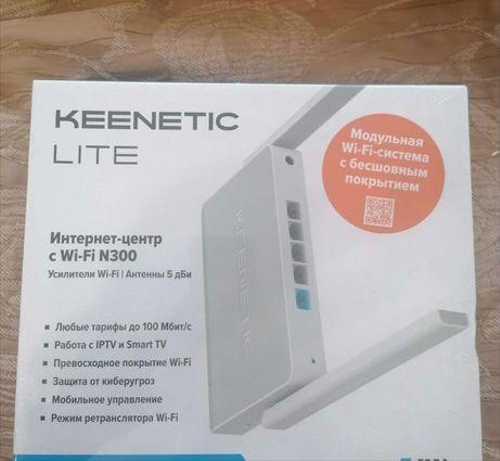 Wifi роутер Keenetic lite