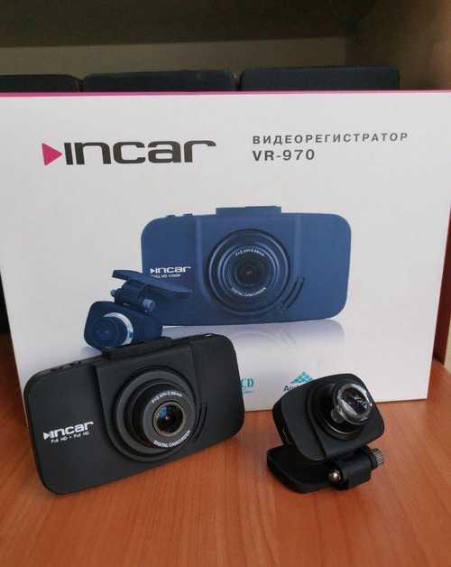 Видеорегистратор incar VR-970 двухкамерный (Full H