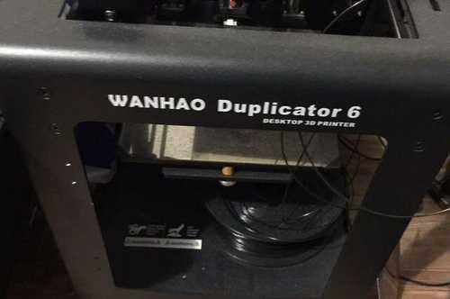 3d принтер wanhao Duplicator 6 plus