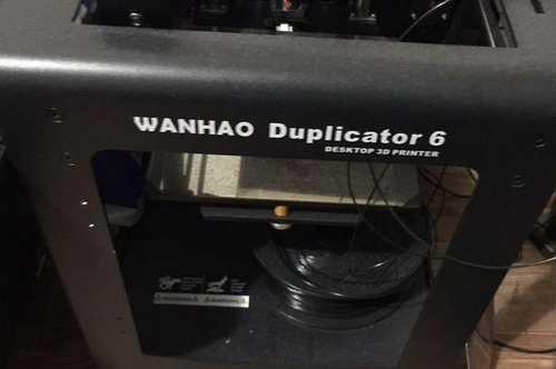 3d принтер wanhao Duplicator 6 plus