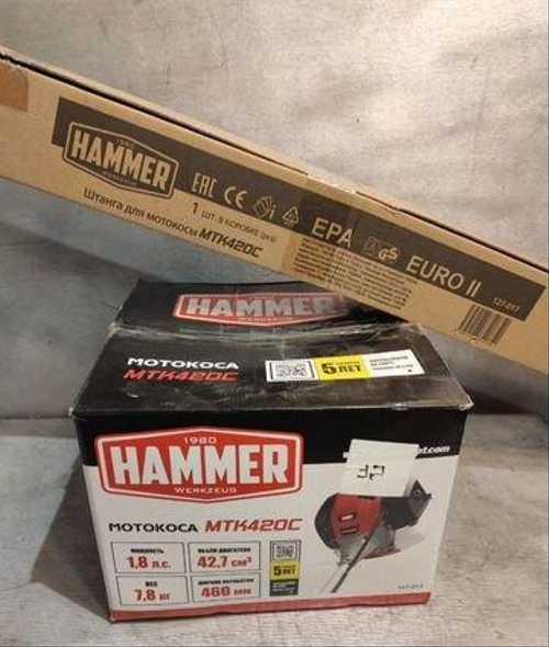 Мотокоса Hammer MTK420C