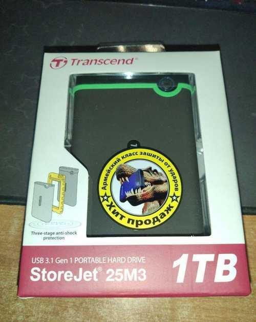 Жесткий диск Transcend StoreJet 25M3 1Tb