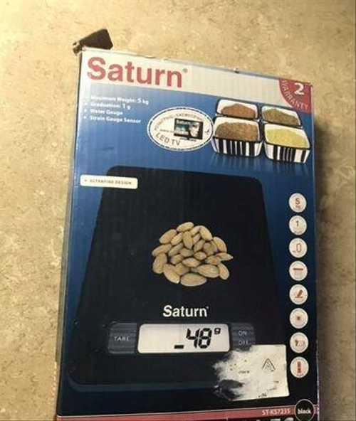 Весы кухонные Saturn