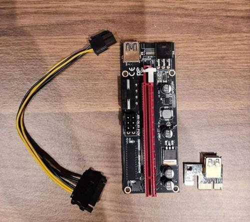 Райзер pci e x16 009s без usb 3.0