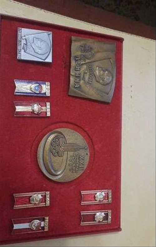 Медаль олимпиады 80 и набор 60 х годов