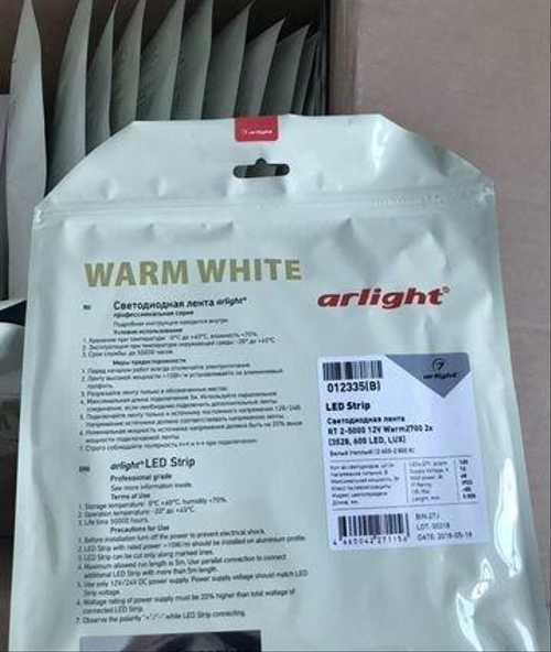 Светодиодная лента Arlight RT 2-5000 12V Warm2700