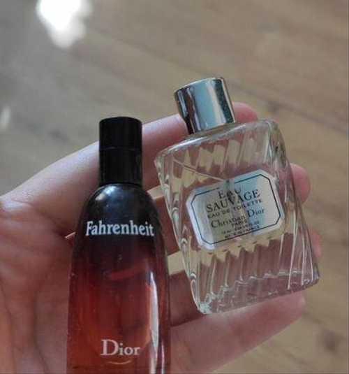 Духи Dior Fahrenheit и Dior Eau Sauvage