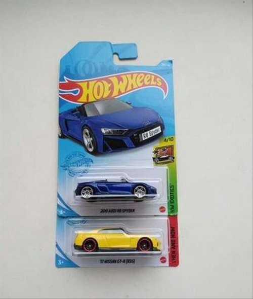 Hot Wheels (17 Nissan gt-r(R35) & 2019 Audi r8 spy