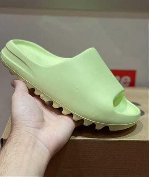 6UK Adidas Yeezy Slide Glow Green