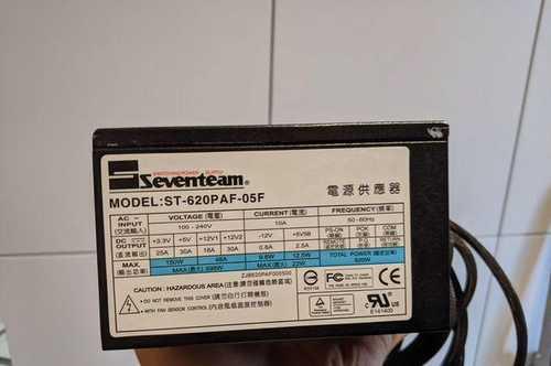 Тихий блок питания 620W SevenTeam + апгрейд