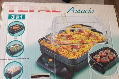 Электрогриль новый. Tefal Astucio