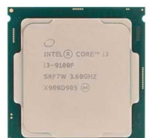Процессор Intel i3 9100f OEM с чеком