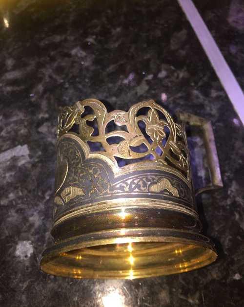Подстаканник серебряный