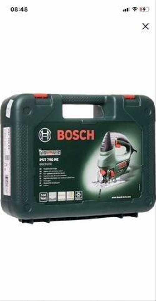 Электролобзик bosch PST 750 PE, 530 ватт, новый