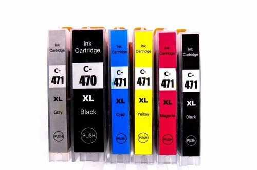 Комплект картриджей PGI-470/CLI-471 XL 6 цветов