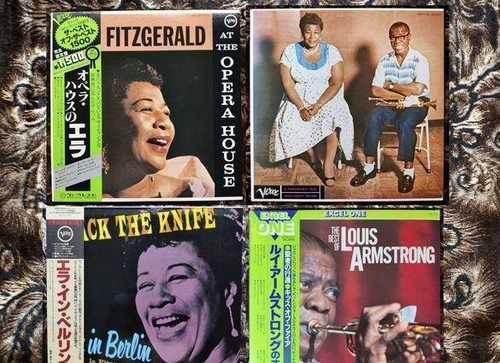 Ella Fitzgerald Louis Armstrong пара пластинок LP