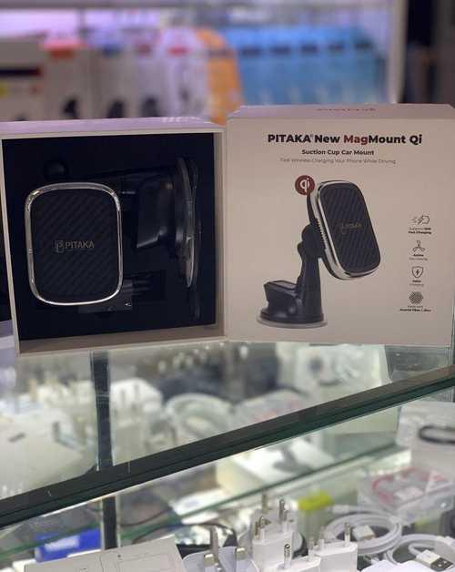 Автомобильный держатель Pitaka New MagMount Qi