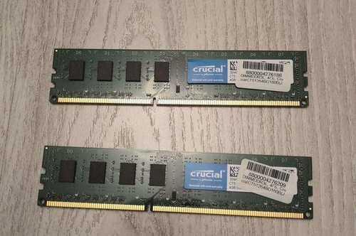 Оперативная память Crucial 4 гб DDR3L 1600 мгц dim