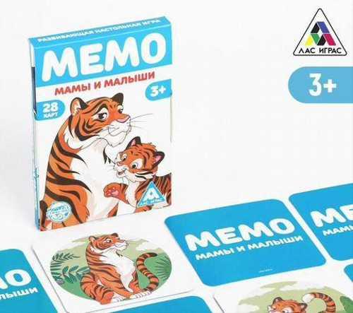 Развивающая игра «Мемо. Мамы и малыши»