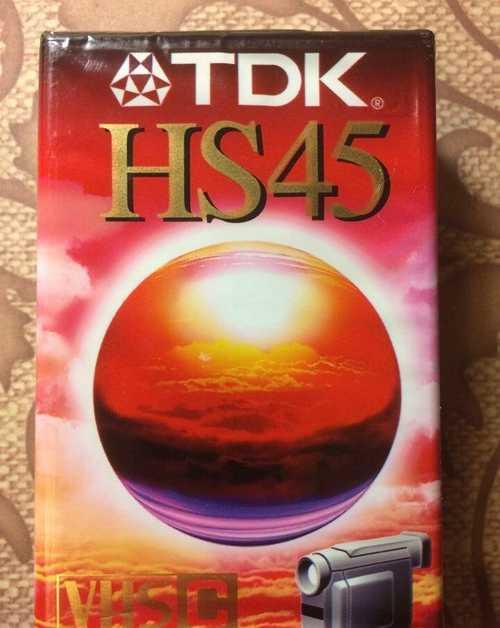 Видеокассета VHS C TDK HS 45
