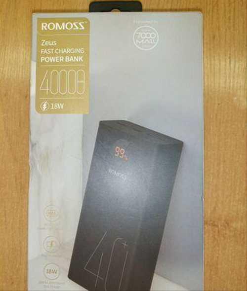 Powerbank Romoss Zeus 40000mAh 18W (PEA40)