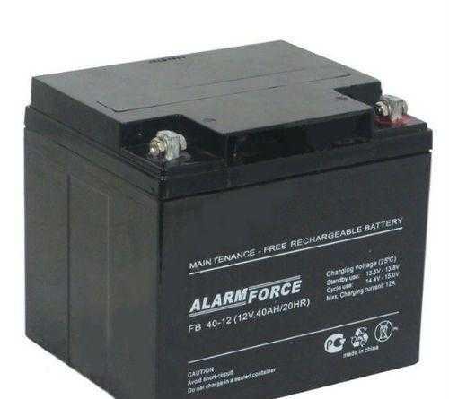 Аккумуляторы Alarm Force FB 40-12 12V-40Ah