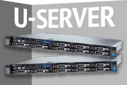 Сервер Dell r630 8SFF 2x2690v3 32Gb H730 2х750W