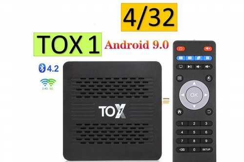 Андроид тв приставка TOX1 S905X3 4GB/32GB