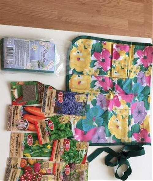 Для садоводства: семена, мешки для рассады, сумка