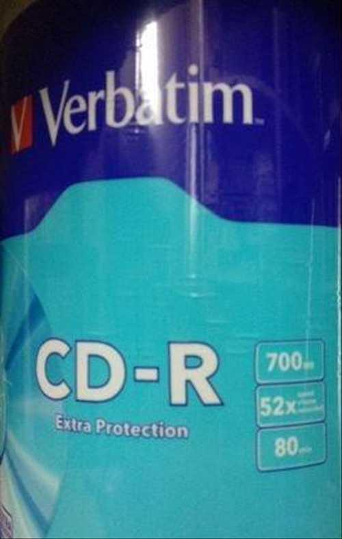 Диски Verbatim BD-R DL, CD-R