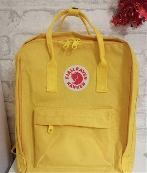 Рюкзак fjallraven kanken classic warm yellow