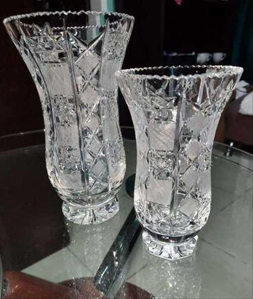 Хрустальные вазы, пр-во Югославия