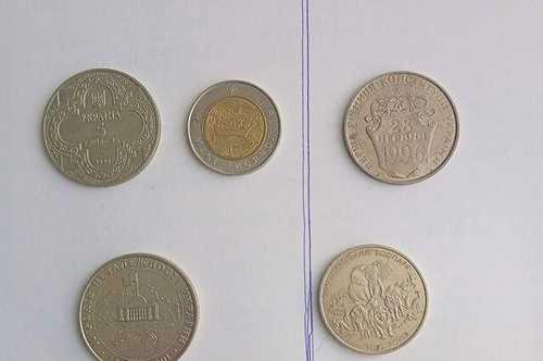 Монеты Украины. 2 и 5 гривен