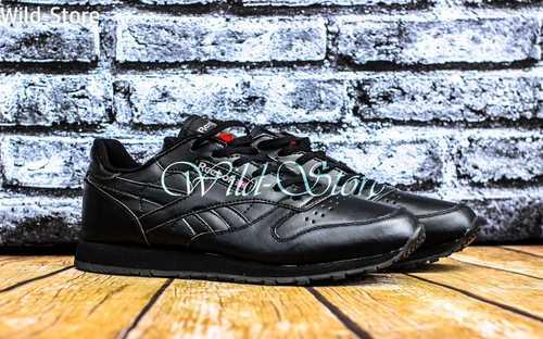 Reebok Classic Black Leather (Все Размеры)