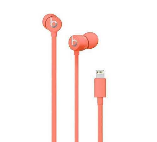 Наушники Beats urBeats3 (Lightning) Coral