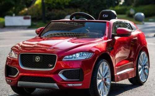 Электромобиль Jaguar F-Pace Красный