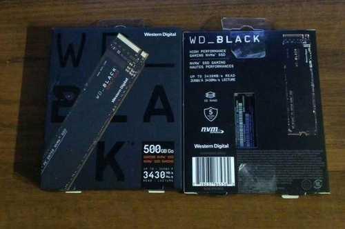 Ssd WD black 500Gb M.2 2280, NVMe