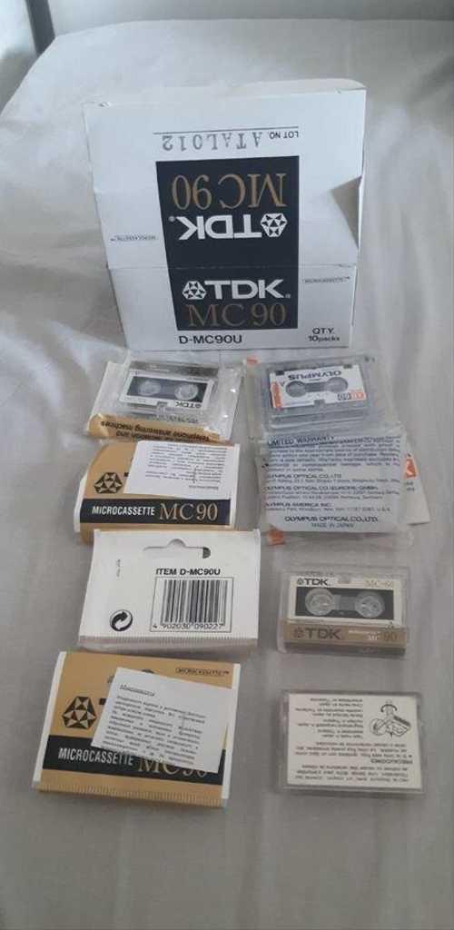 Микрокассеты для диктофона TDKmc-90, Olympus mc-60