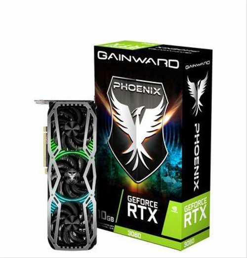 Видеокарта Gainward RTX 3080 Phoenix 98мх новые