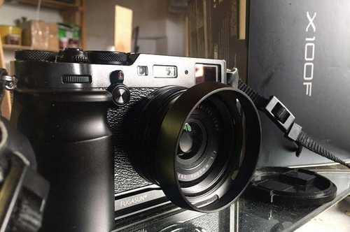 Компактный фотоаппарат Fujifilm x100f Black + допы