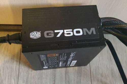 Блок питания cooler master g750m
