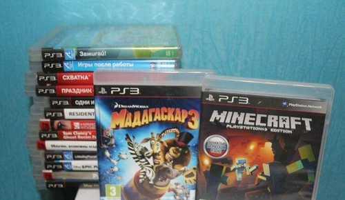 Minecraft / Мадагаскар 3 ps3 диски, торг