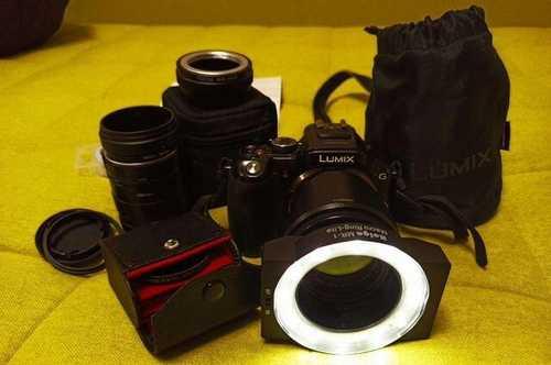 Набор фотоаппарат Panasonic Lumix G5 + объективы +