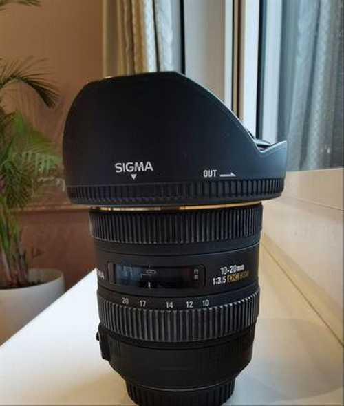 Sigma AF10-20mm f/3.5 EX DC HSM, Canon EF 50mm f/1