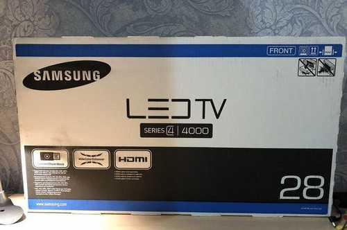Телевизор Samsung UE28H4000AK 28" (черно-серый)
