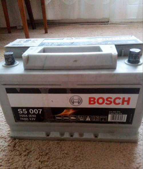 Аккумулятор bosch 74ah 12v