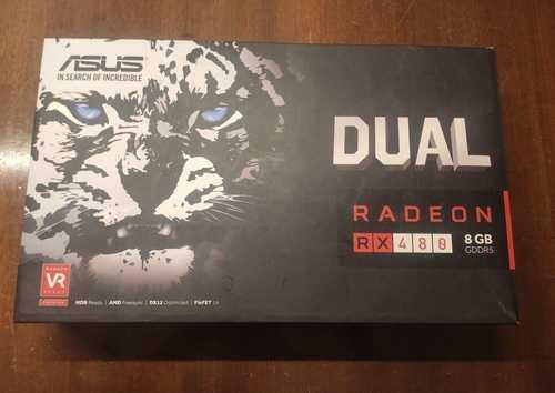 Видеокарта Asus RX 480 8gb для Романа
