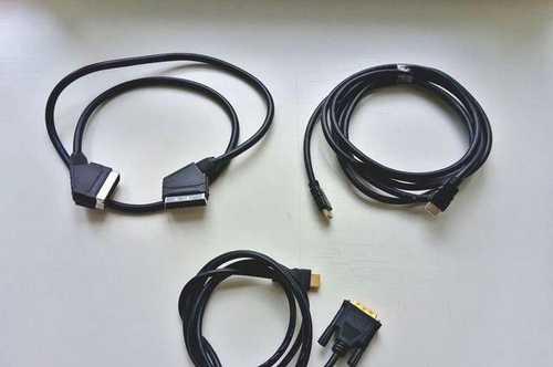 Кабель dvi-hdmi, hdmi, scart-scart