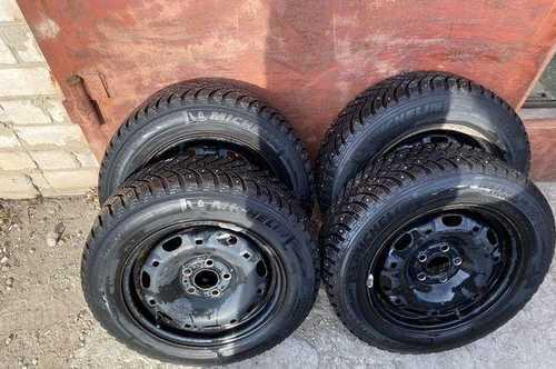 Колесс зимние r14 polo/rapid/fabia michelin