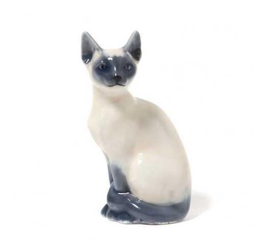 Фарфоровая фигура Сиамская кошка. Royal Copenhagen
